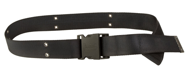 MYSELF BELTS - Rugged Nylon Easy Velcro Belt with Faux Buckle - BLACK ...